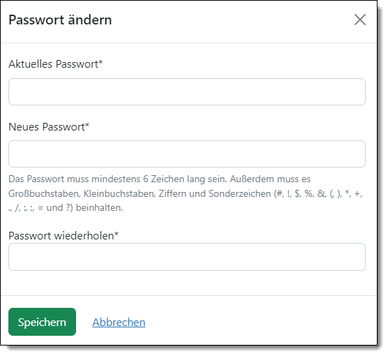 So kann ein Benutzer sein Passwort zurücksetzen und/ oder ändern | TUTORize